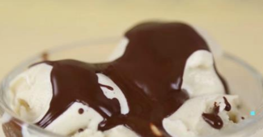 How To Make That Magic Chocolate Sauce To Pour Over Your Ice Cream ...